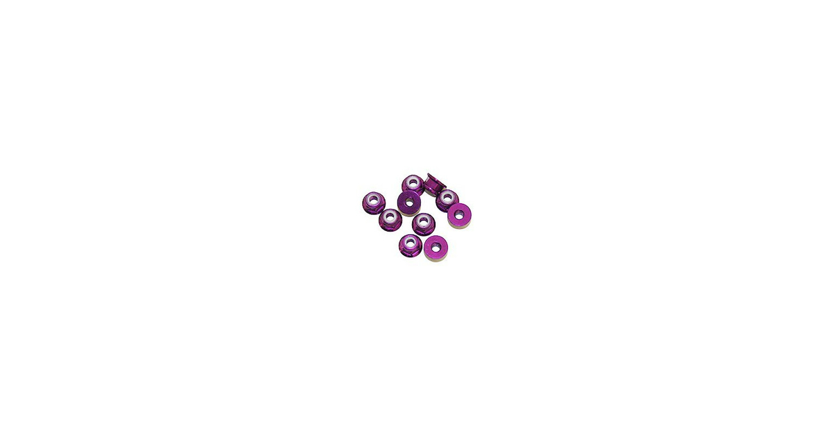 ULTIMATE - Ecrous épaulé 3mm Violet (x10) - UR1503-P